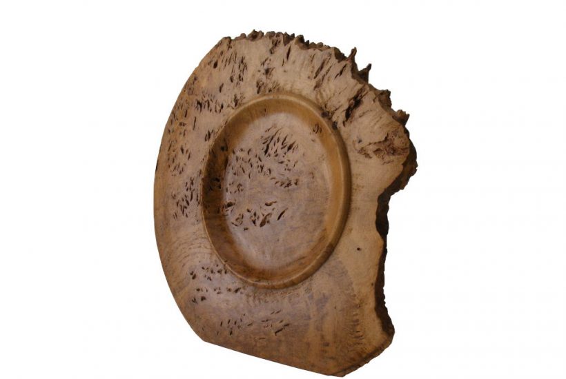 Oak Root Table Art-Wild Grained Decorative Wooden Plate-Rustic Home Decor