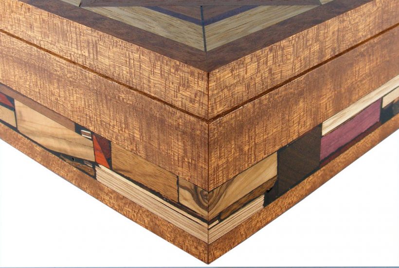 Mosaic Box-Keepsake Jewelry Boxes-Large Wooden Box