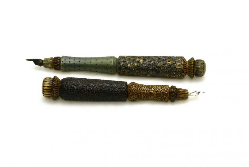 Wooden Torah Pointer-w/ Silver-Organic Torah Pointer